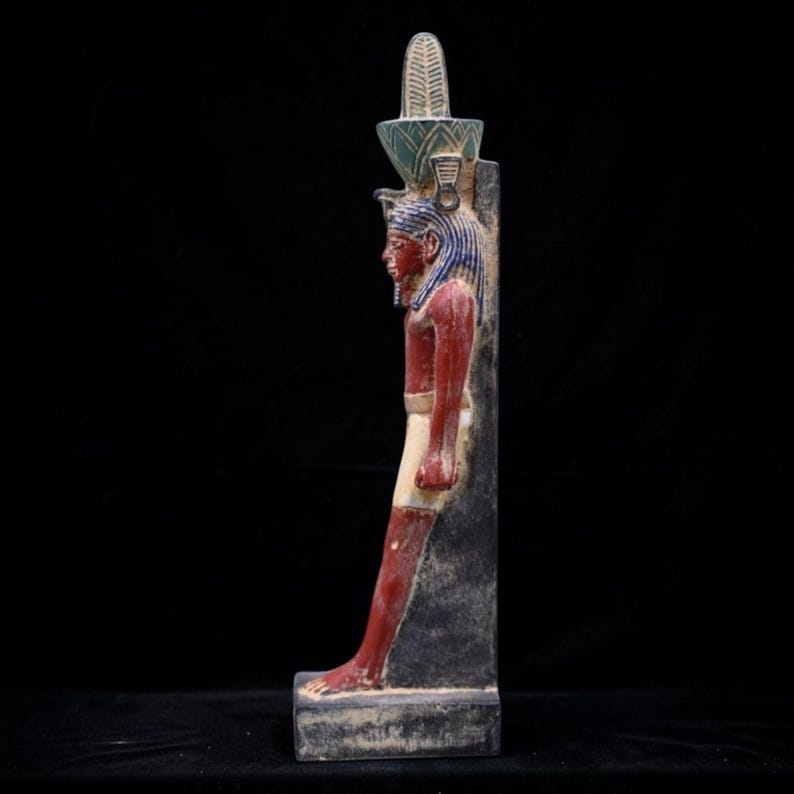 Ancient Egyptian Nefertum Statue: God of the Lotus, Rare Pharaonic ...