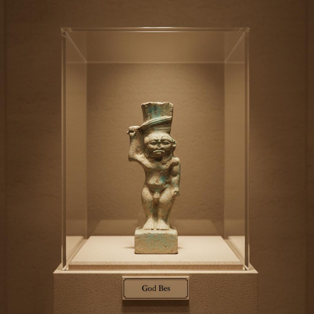 Ancient Egyptian God Bes Statue: Protector of Households, Rare ...