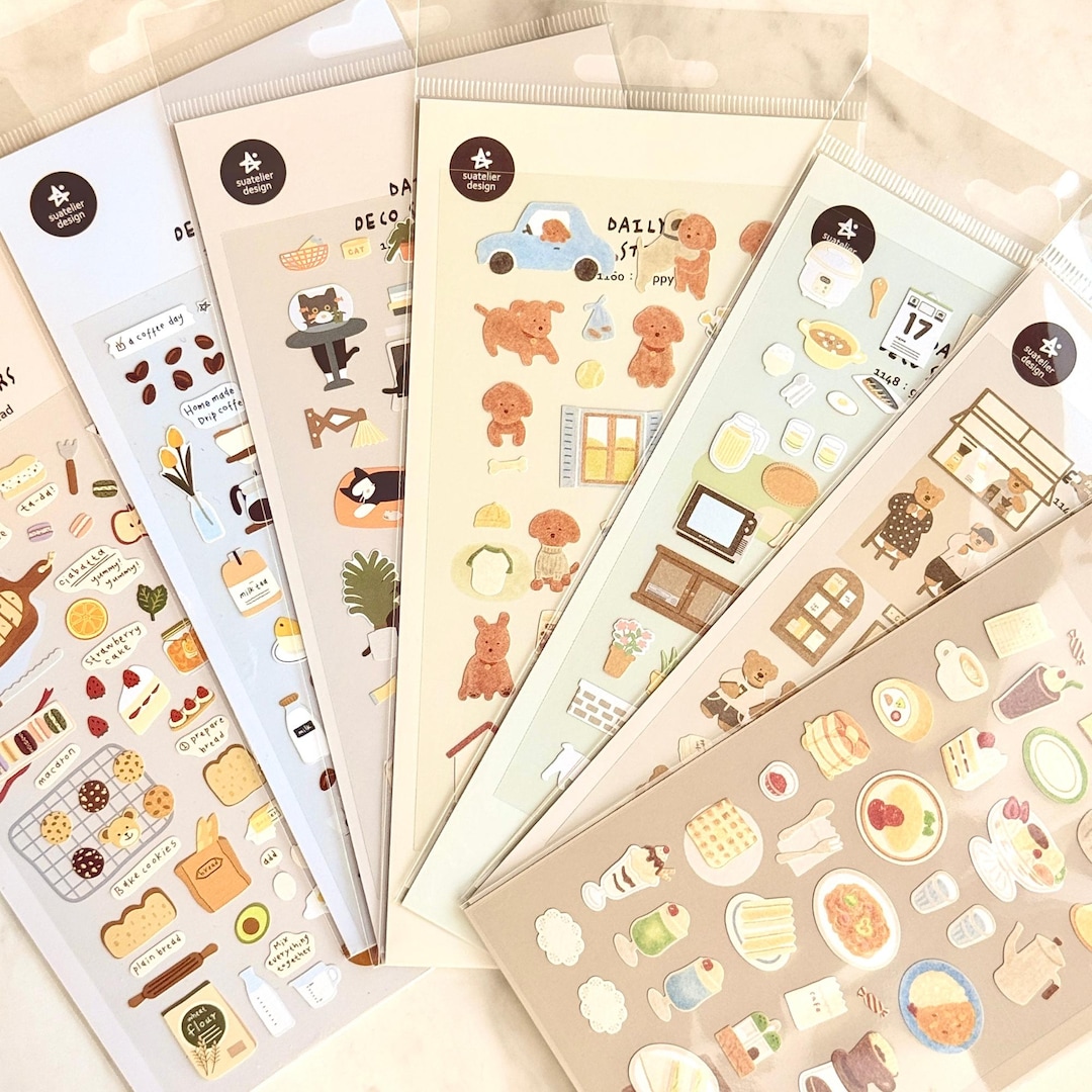 Daily Life Sticker Sheets Bullet Journal Stickers Scrapbook Stickers ...