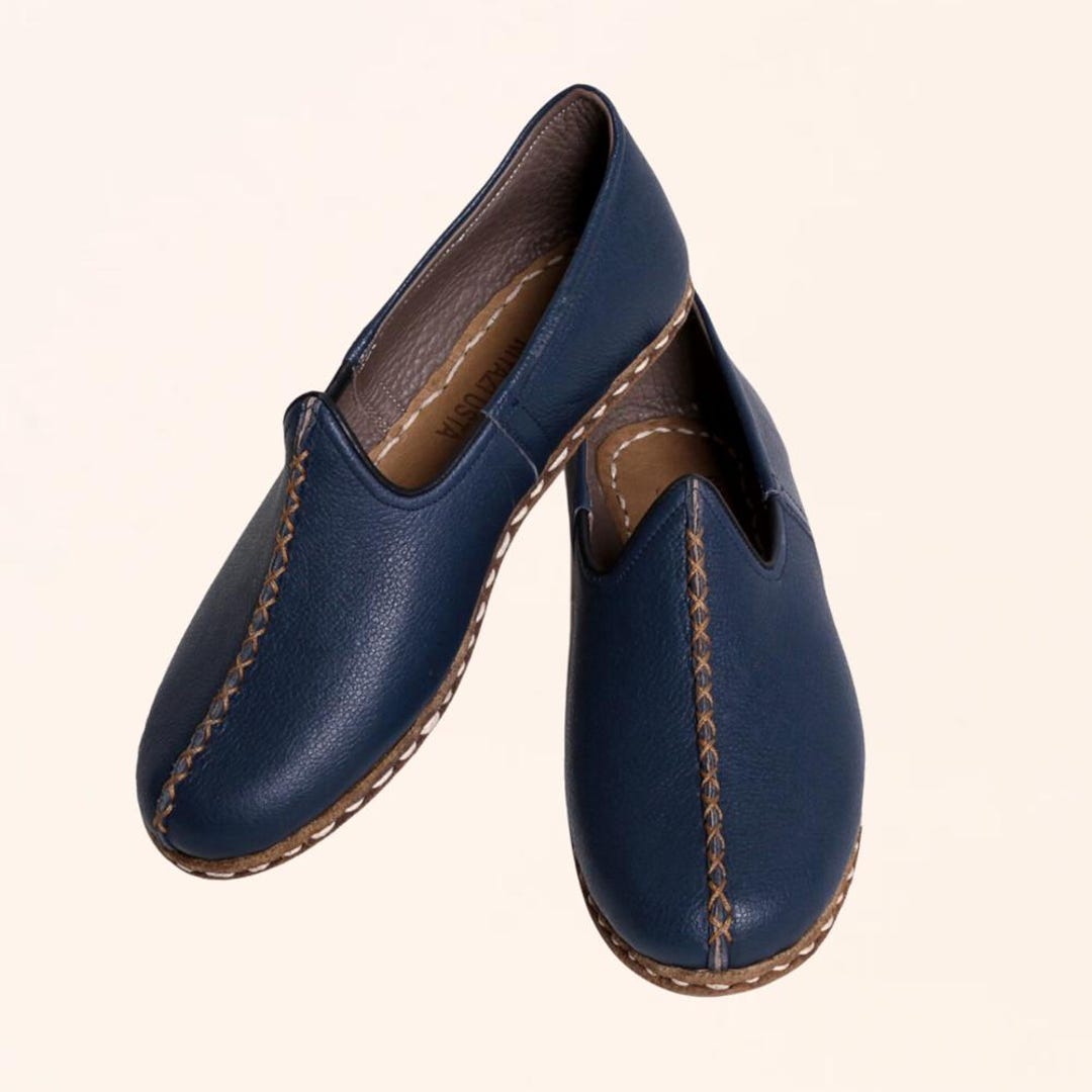Turkish Barefoot Grounding Shoe, Energy-balancing Leather Shoe ...