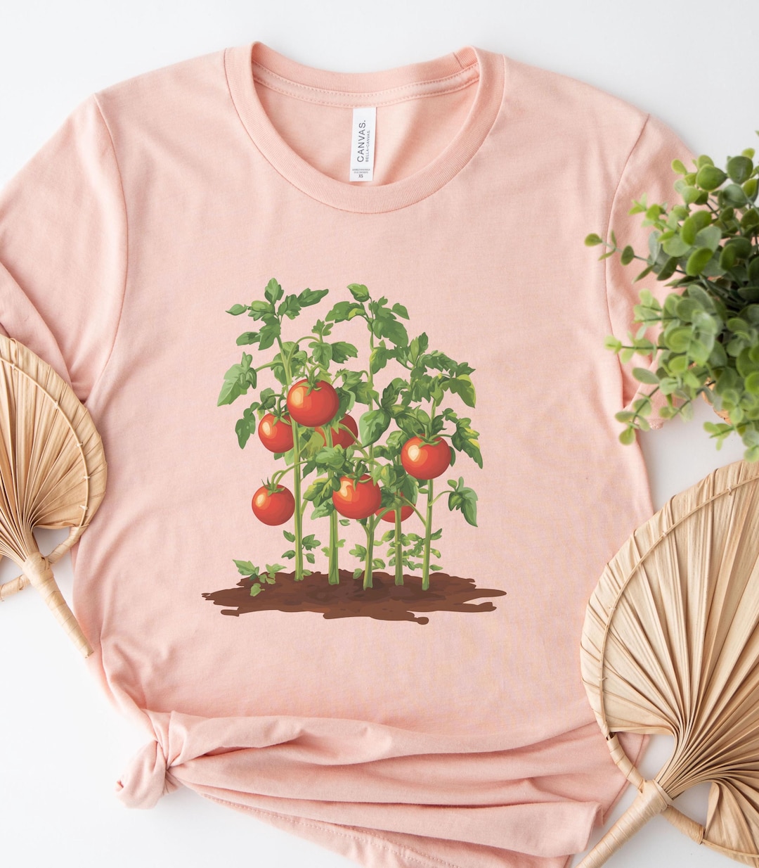 Vintage Tomato Plant T-shirt; Tomatoes Shirt; Rustic Garden Tee, Farm ...