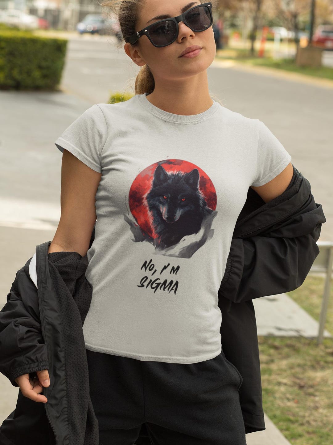 Stand Out in Style: No, I'm SIGMA Wolf Tee; Perfect Gift for the Sigma ...