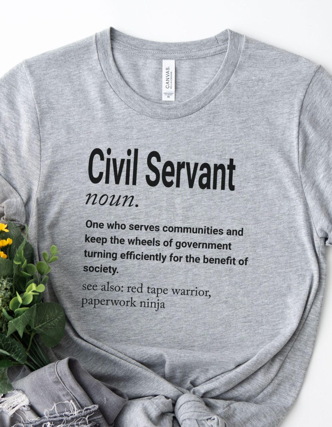 Funny Civil Servant Definition T-shirt – Government Worker Tee | Public ...