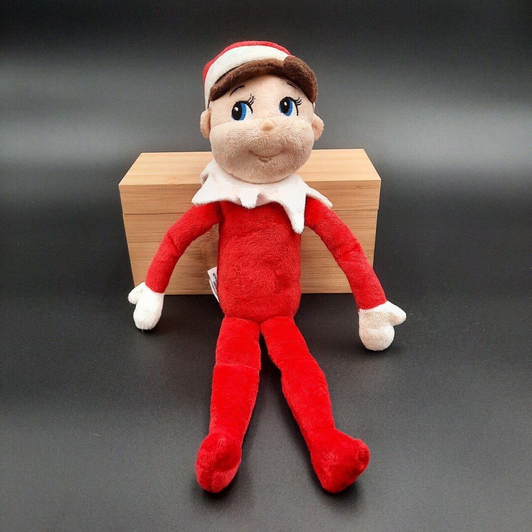 Vintage Elf on the Shelf Plush Toy With Red Outfit & Santa Hat 2005 - Etsy