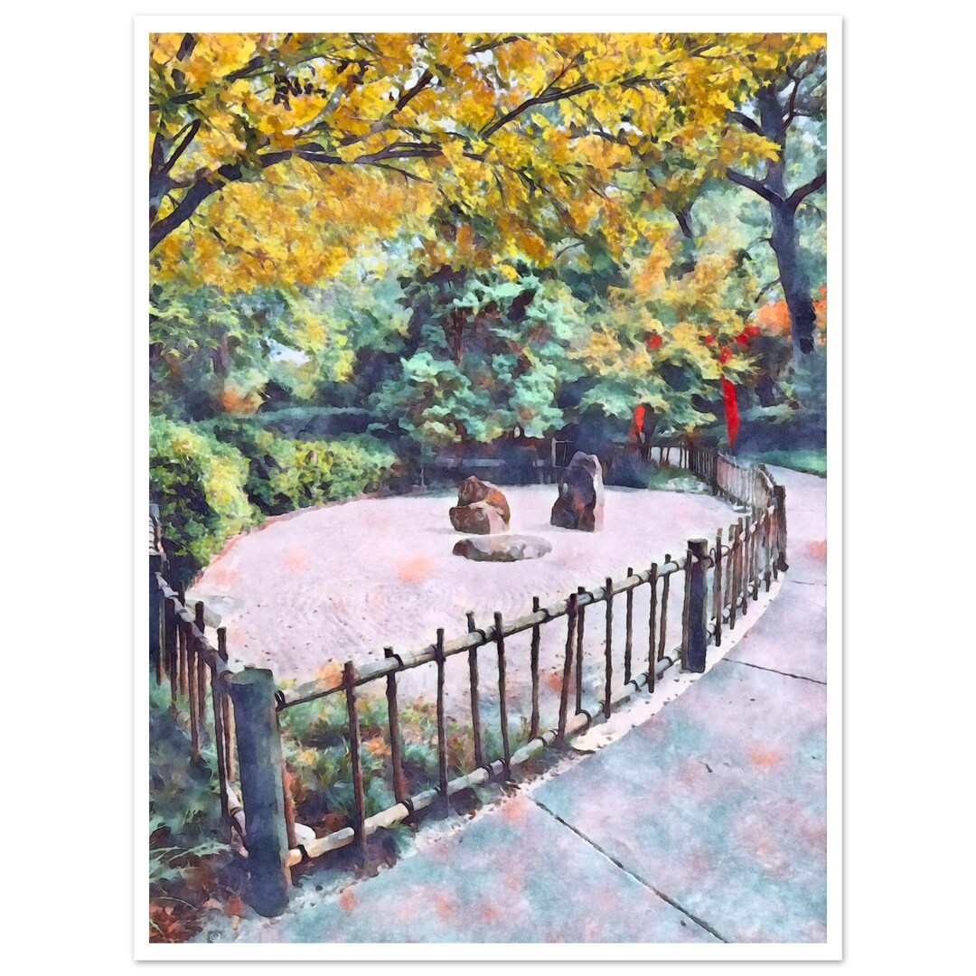 Zen Garden - Fine Art Poster - Etsy
