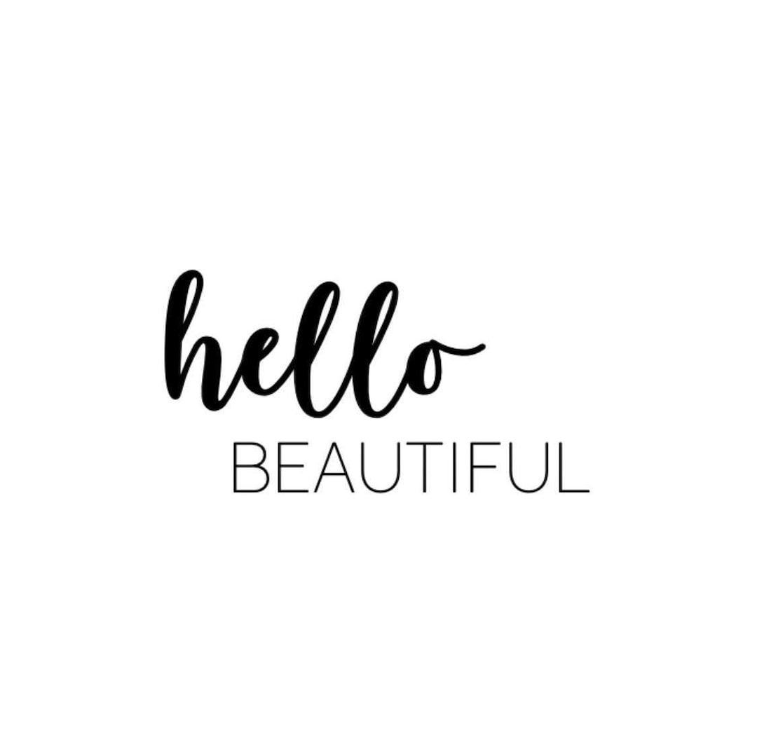Hello Beautiful Png - Etsy