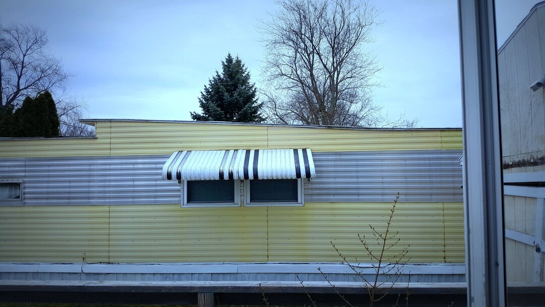 Yellow Mobile Home Photo Vintage Trailer Fine Art - Etsy