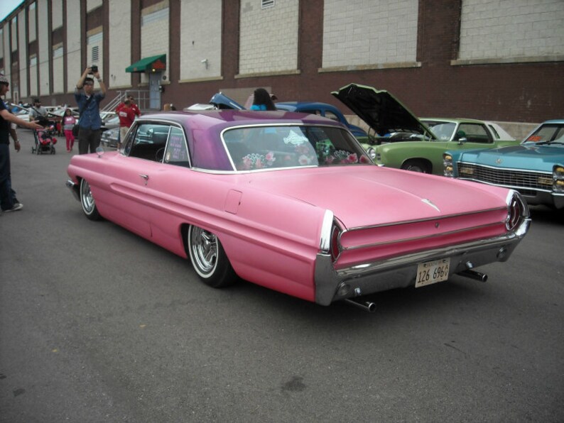 Chicago Photography Pilsen Lowriders Hot Pink Kustom Cars - Etsy
