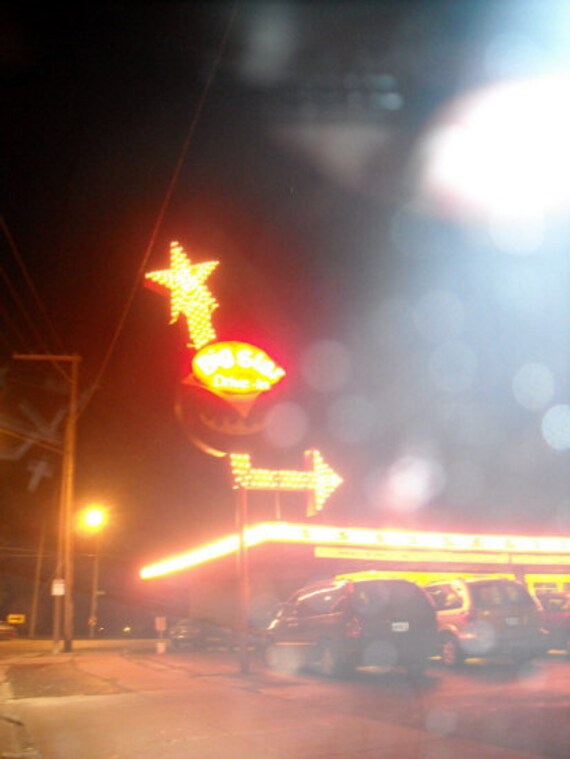 Kenosha Wisconsin Mid-century Neon Sign Photography | Etsy