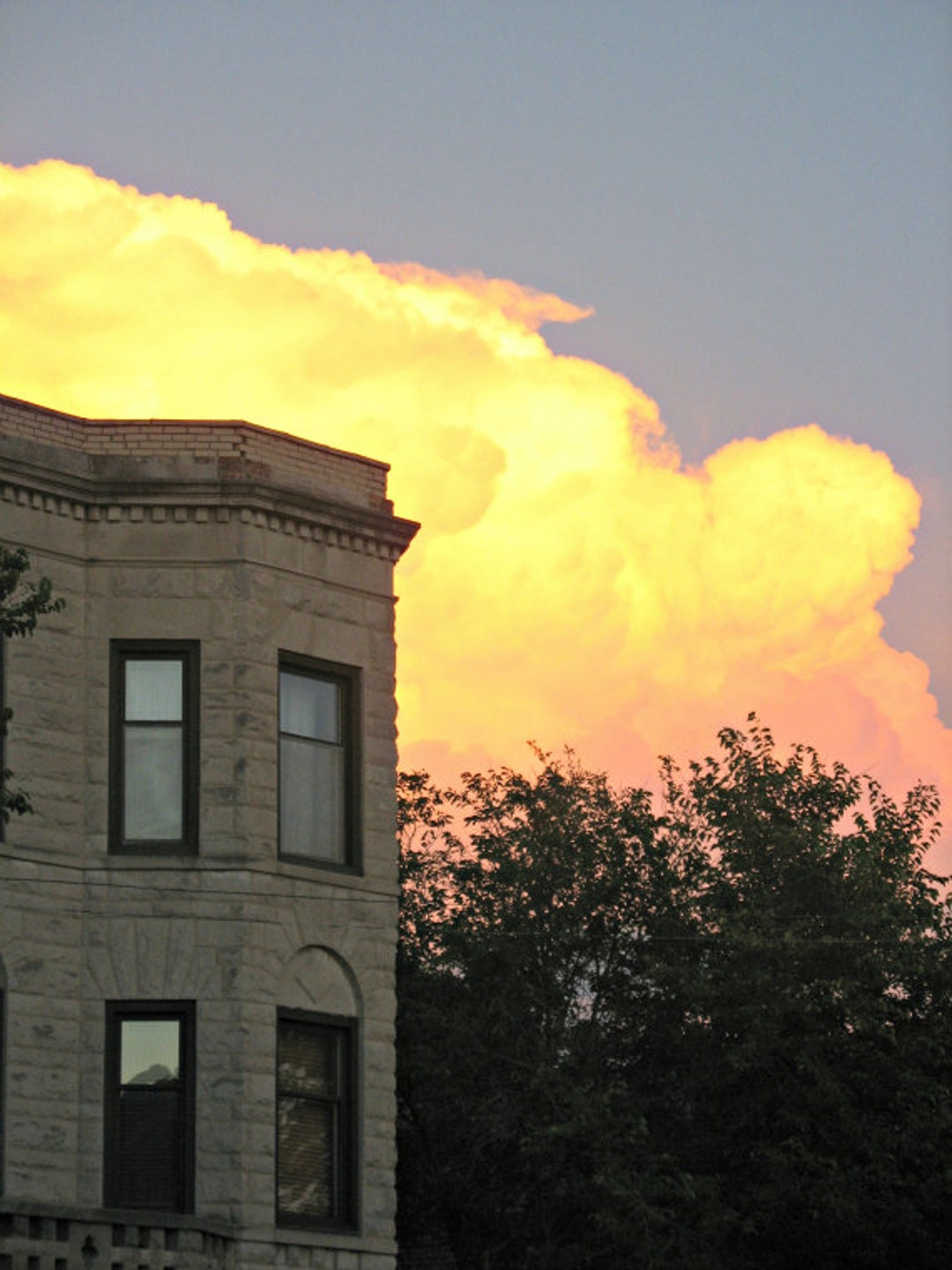 Chicago Photo Chicago Photography Greystone Clouds - Etsy