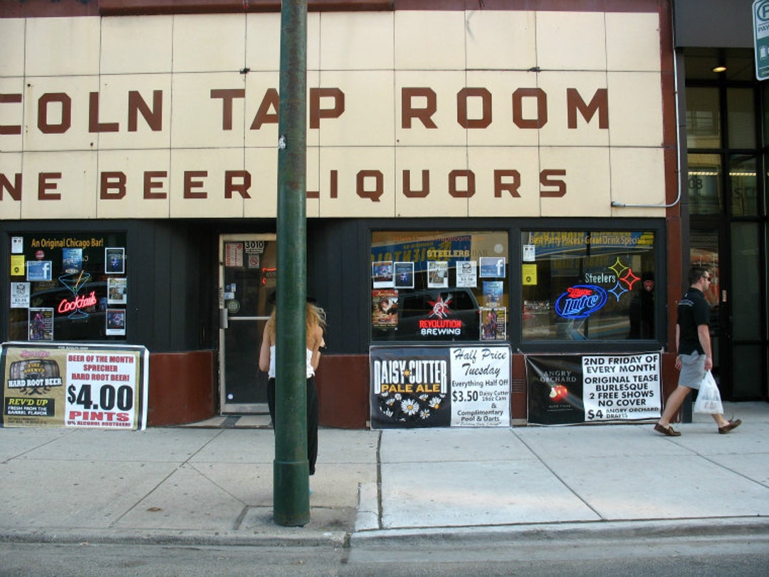 Chicago Photo Lincoln Tap Room Chicago Photography Chicago - Etsy