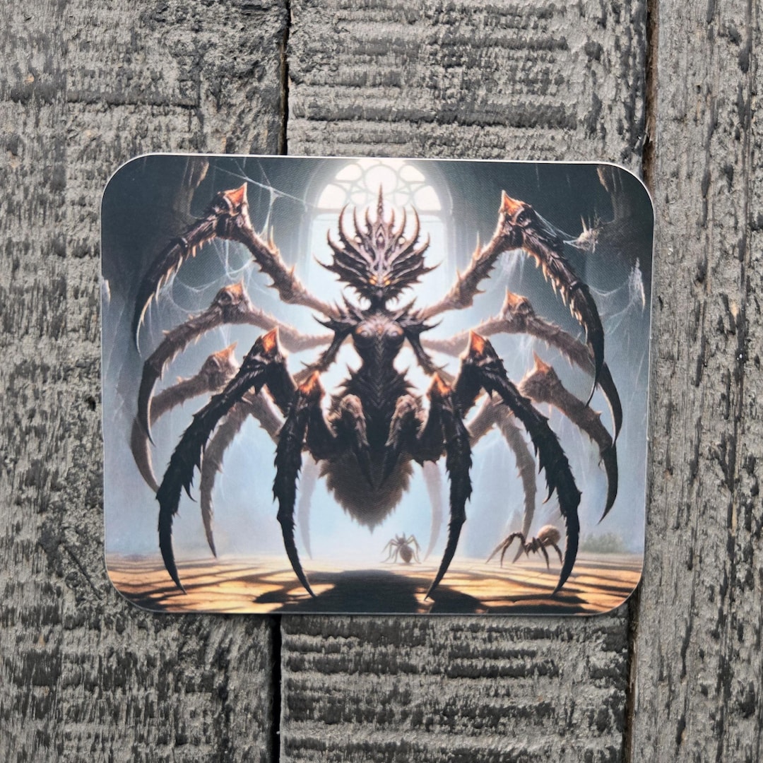 Giant Spider Waterproof Vinyl Sticker - Fantasy Arachnid Laptop Decal ...