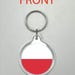 Poland Round Acrylic Keychain With Flag & Name Insert - Etsy