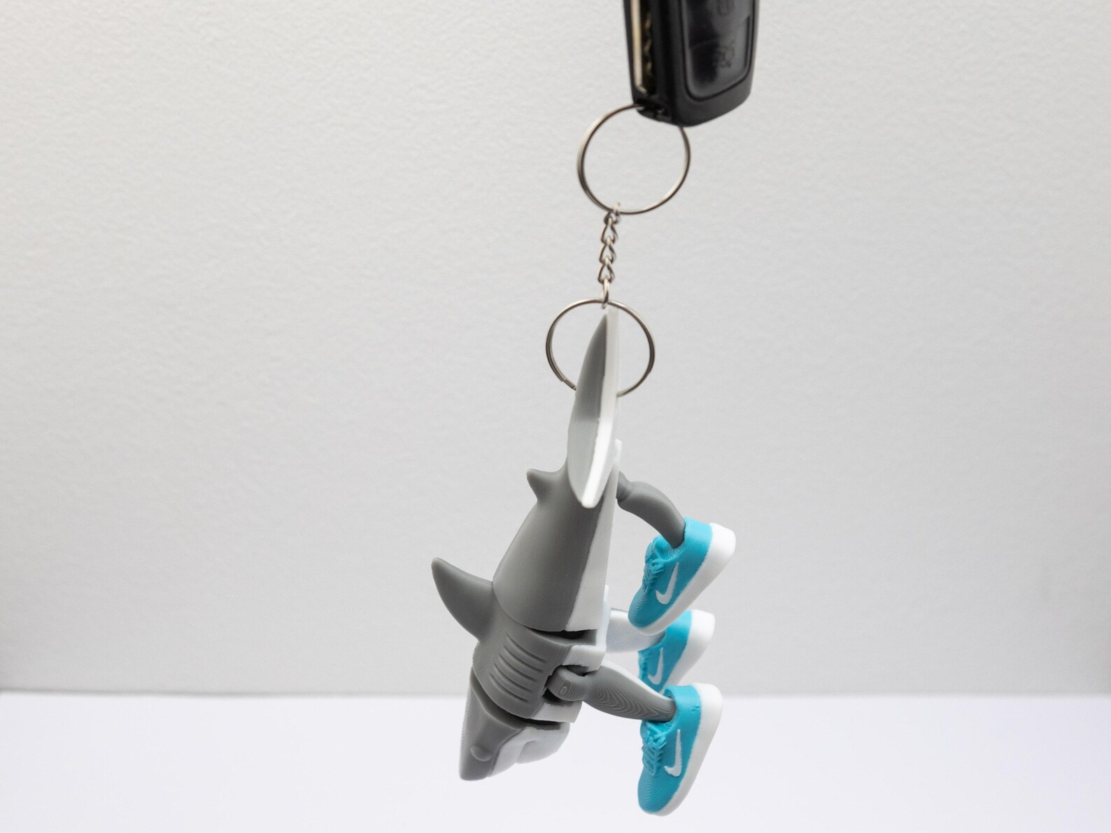 Articulated Tralalero Tralala Shark Brainrot Keychain – Meme Creature ...