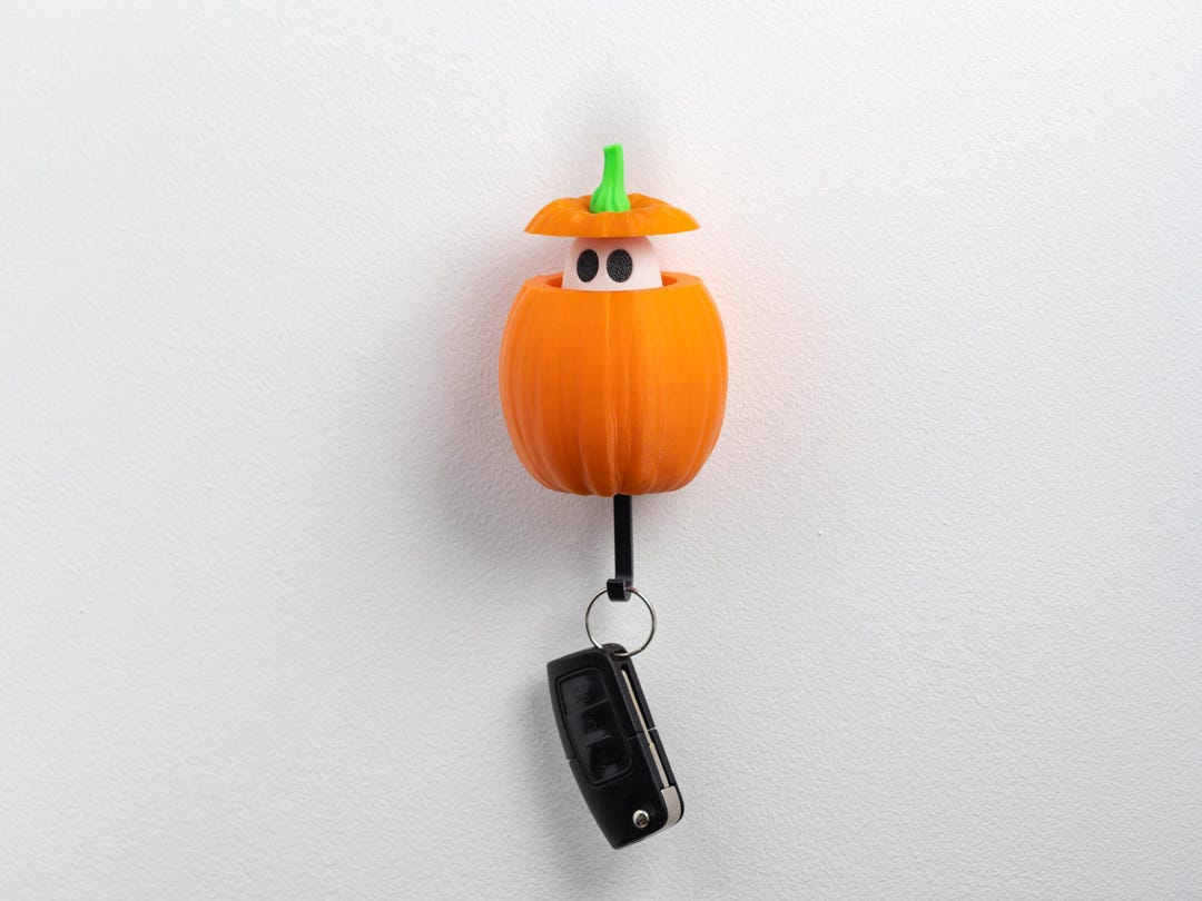 Ghost Pop-up Pumpkin Key Holder – Wall-mounted Key Hanger With Pop-up ...