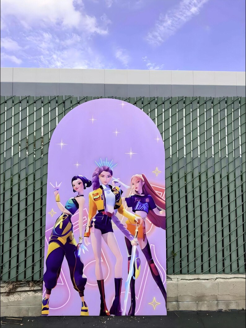 KPOP Demon Hunters Digital Picture to PRINT for Backdrop/ Banner - Etsy