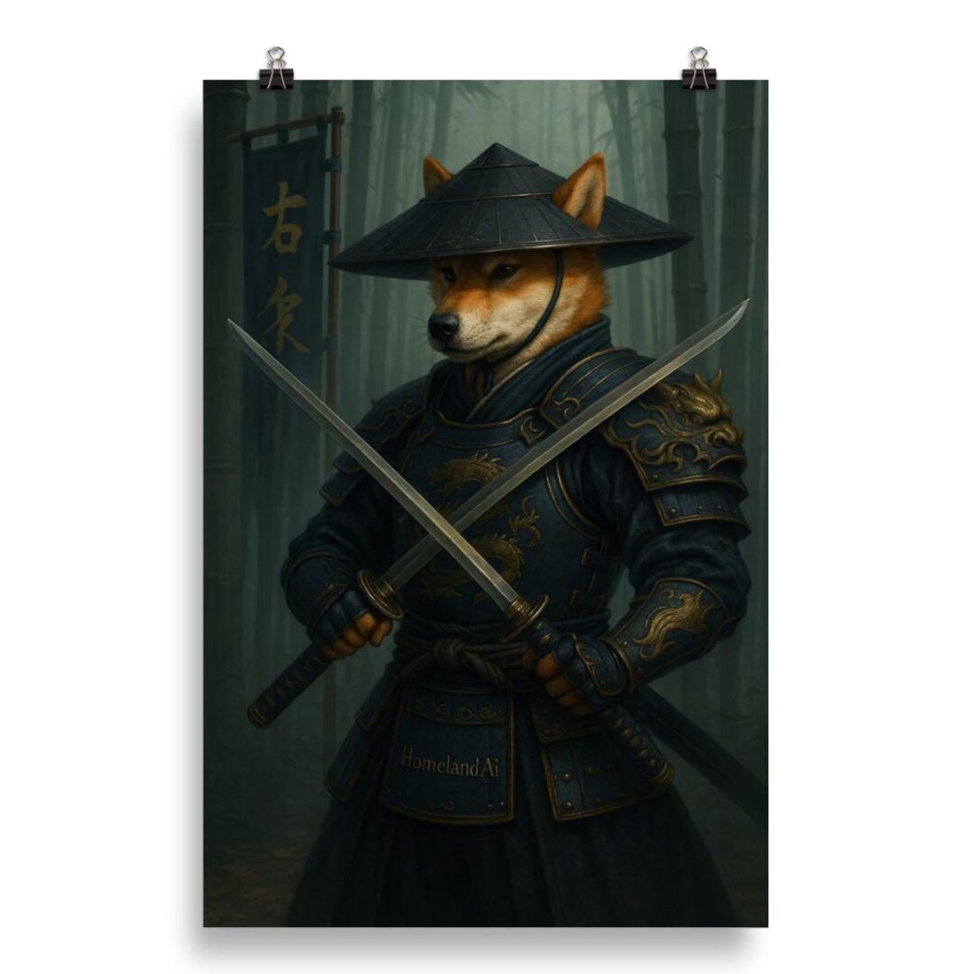 HAI Double Sworded Shiba Samurai Edition - Etsy
