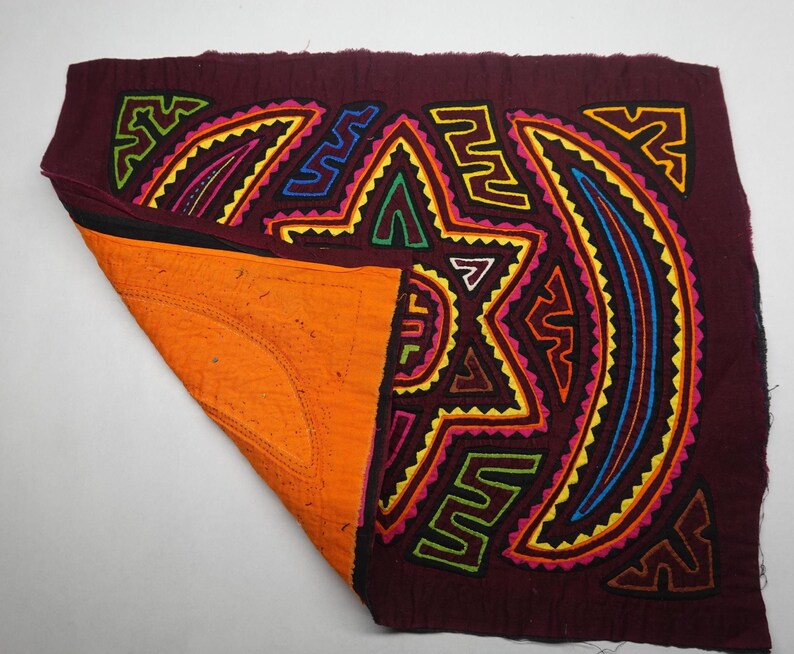 Mola Sun and Moon: Handmade Kuna Art Textile - Etsy