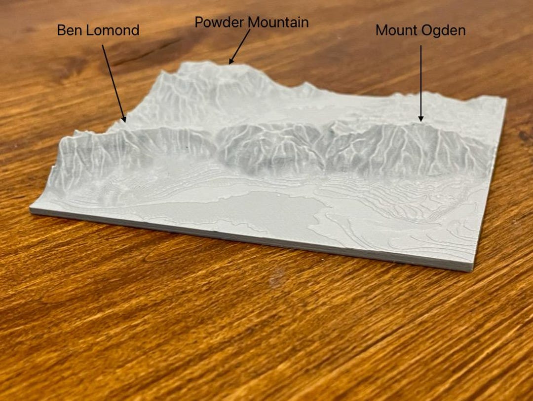Ogden, Utah 3D Model - Etsy