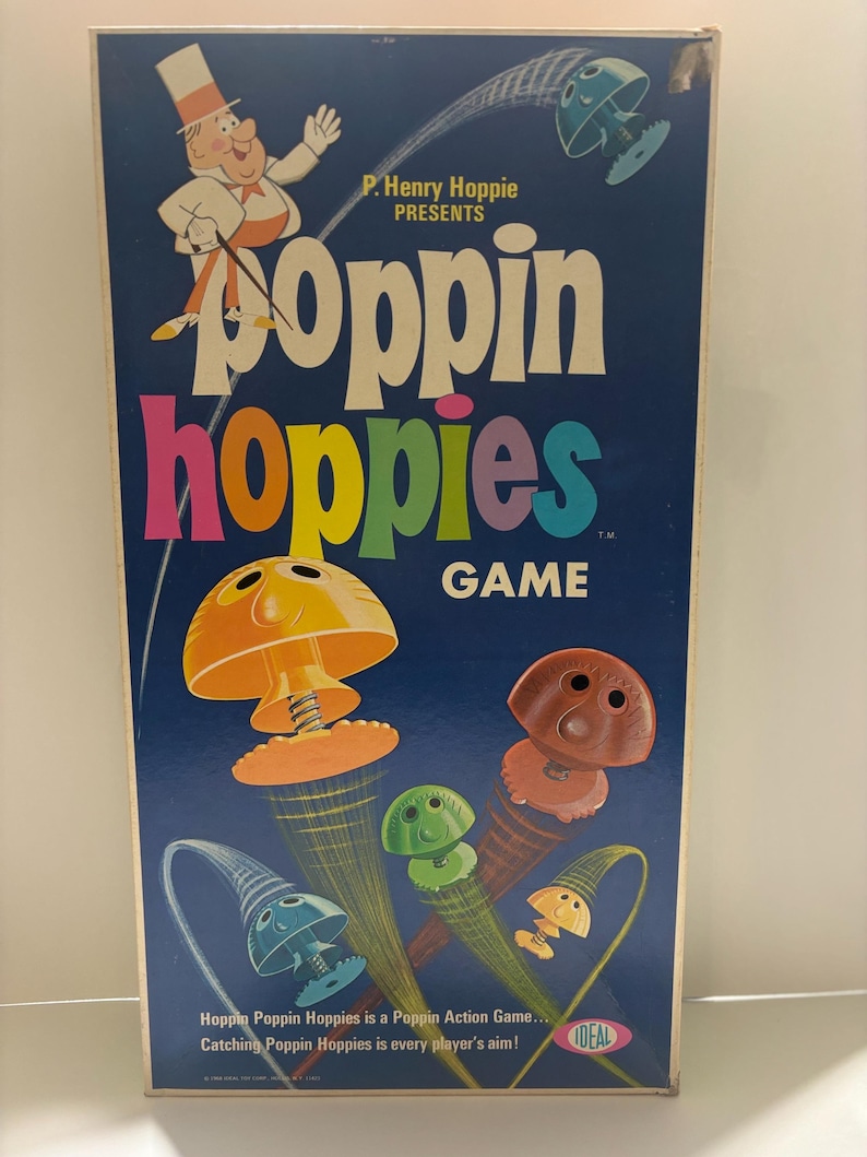 RARE Vintage 1968 P.H Henry Hoppie , Poppin Hoppies Game - Etsy
