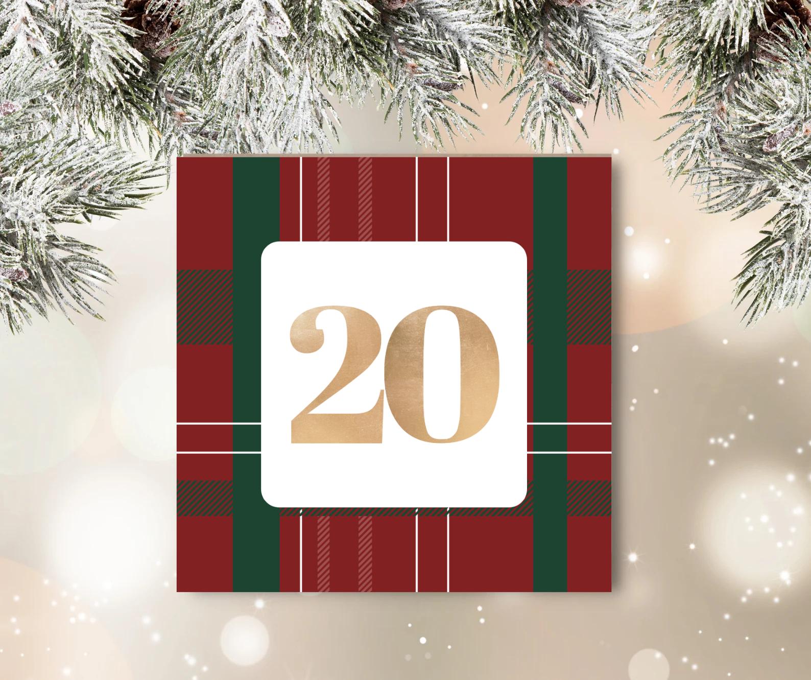 Printable Christmas Advent Calendar Numbers – DIY Holiday Craft ...