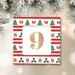 Printable Christmas Advent Calendar Numbers – DIY Holiday Craft ...