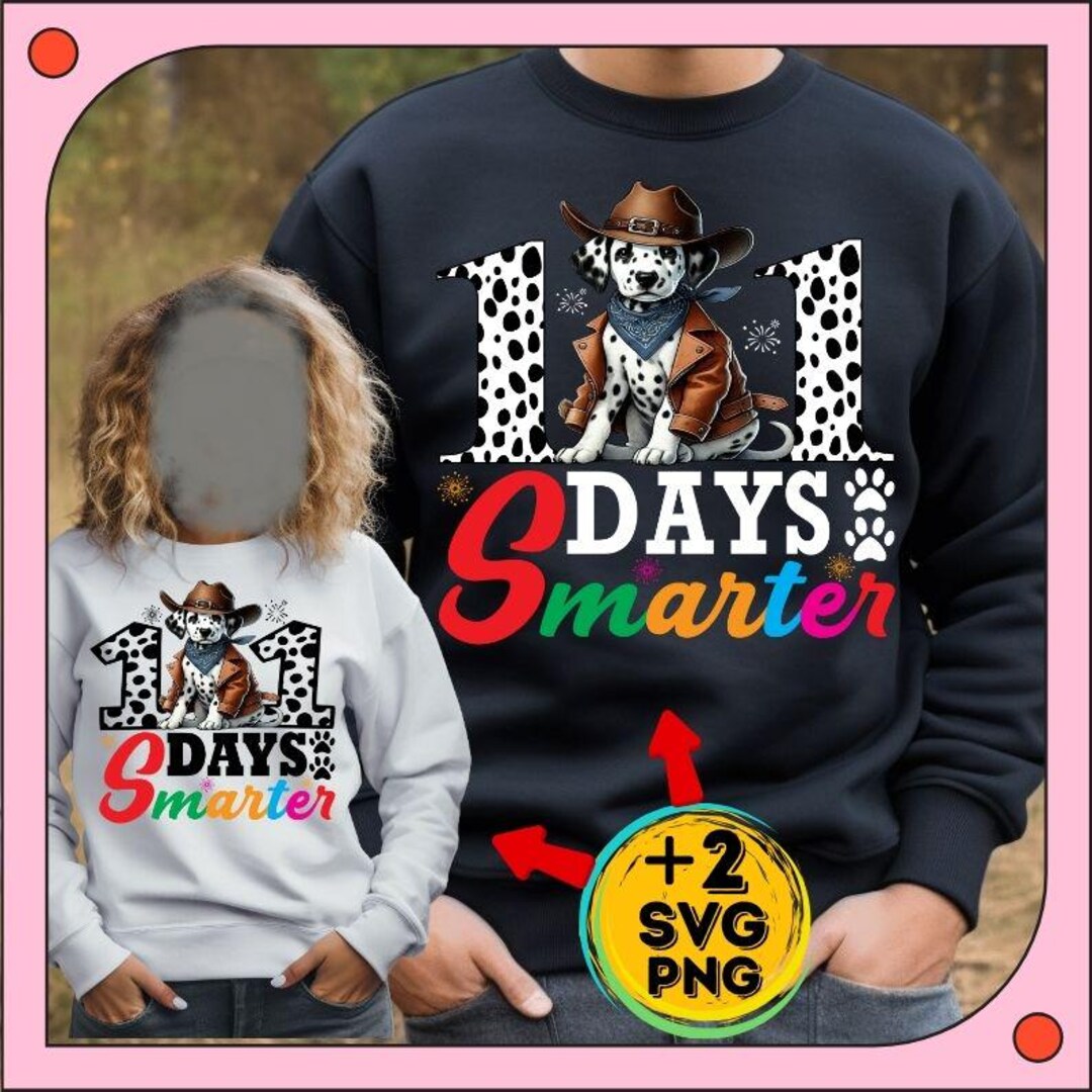 101 Days Smarter Png 101 Days of School Png 101 Days of School ...