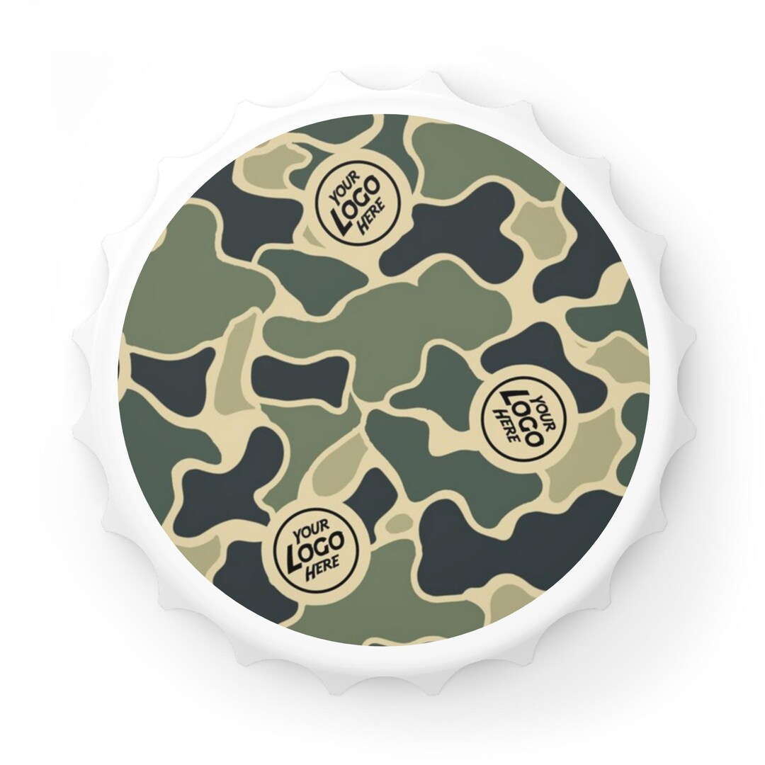 CUSTOM Camo Logo | Camo Pattern Bottle Opener | Burlebo Camouflage Beer ...