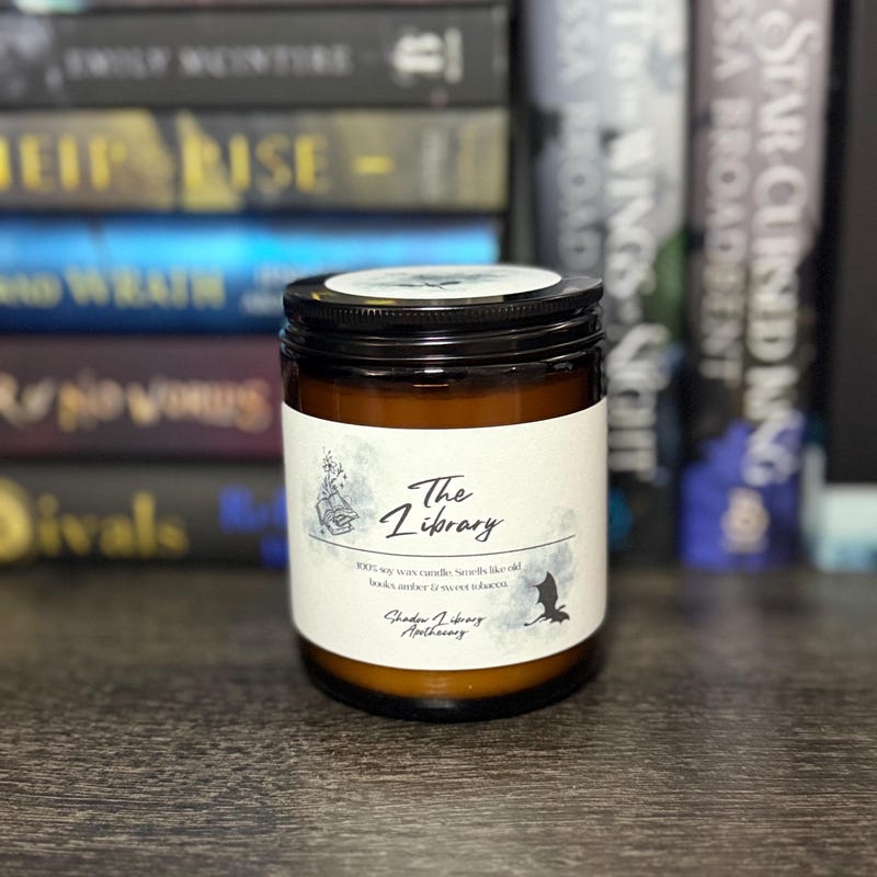 Library Candle - Etsy