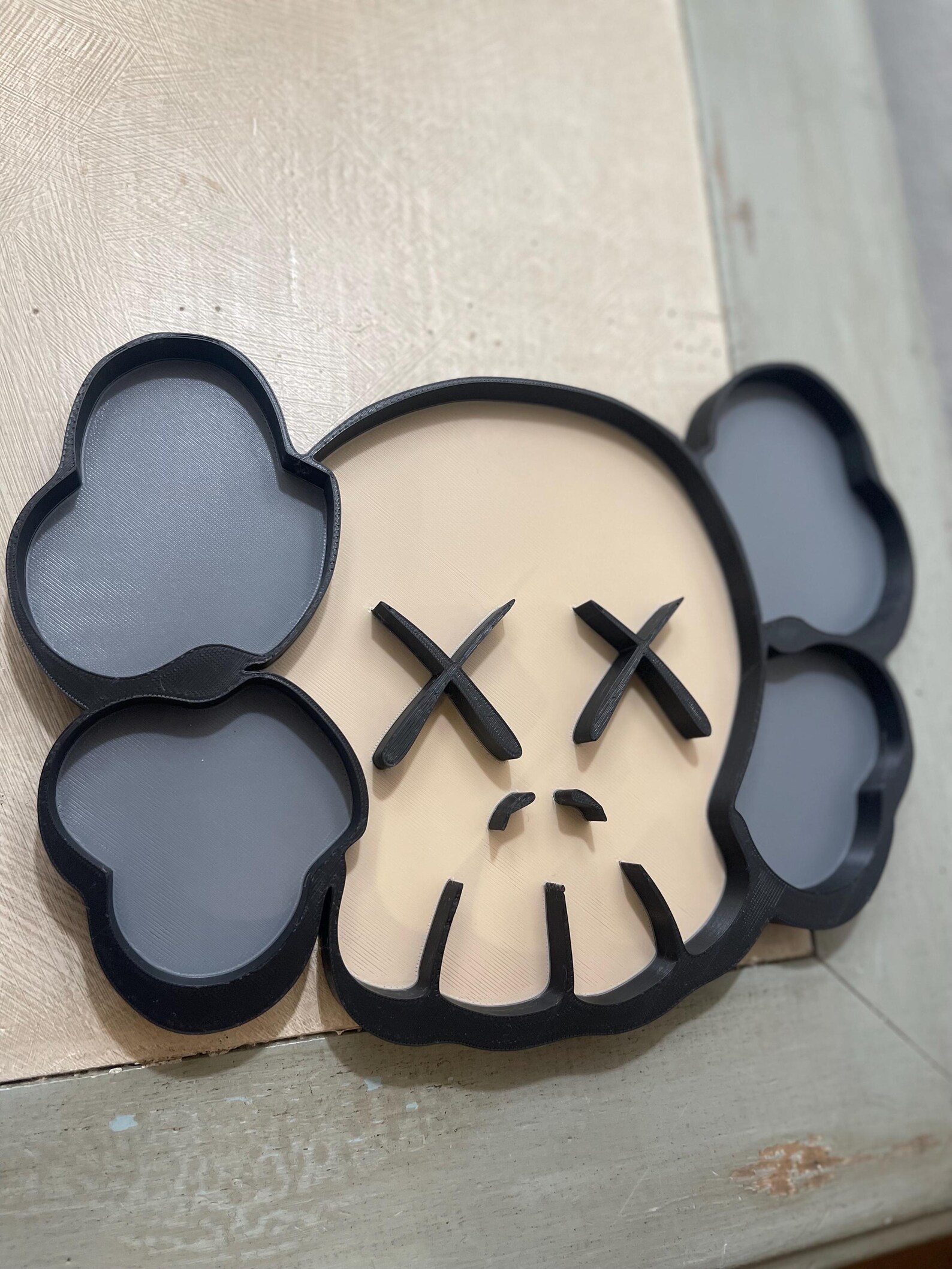 Inspired by KAWS | Art Piece | Accessory Tray - Etsy