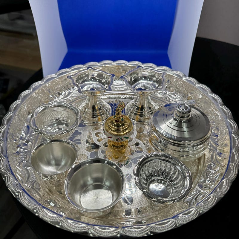 Pure Silver Dinner Plates - Etsy