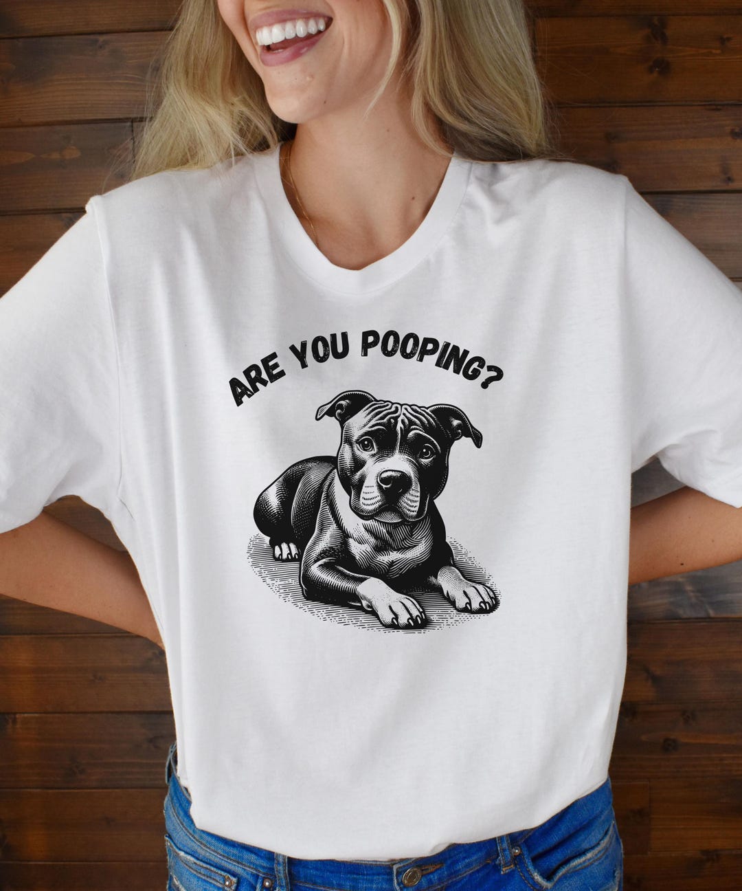 Humorous Dog Lover Tee, "are You Pooping?" Funny Pet Shirt, Gift for ...