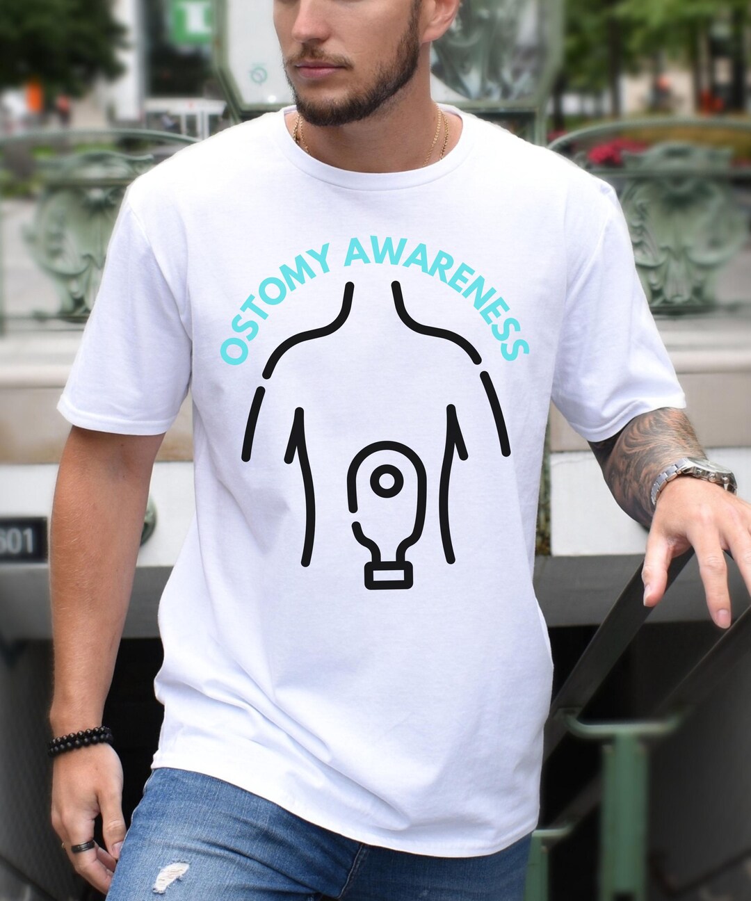 Ostomy Awareness Shirt. Medical Health Support Tee for Ostomates, for ...