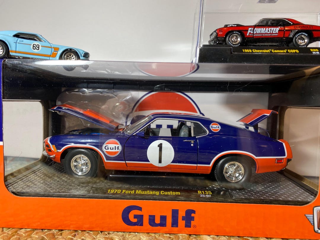 1/24 Scale M2 1970 Mustang Custom Gulf Livery. Price Reduced. - Etsy