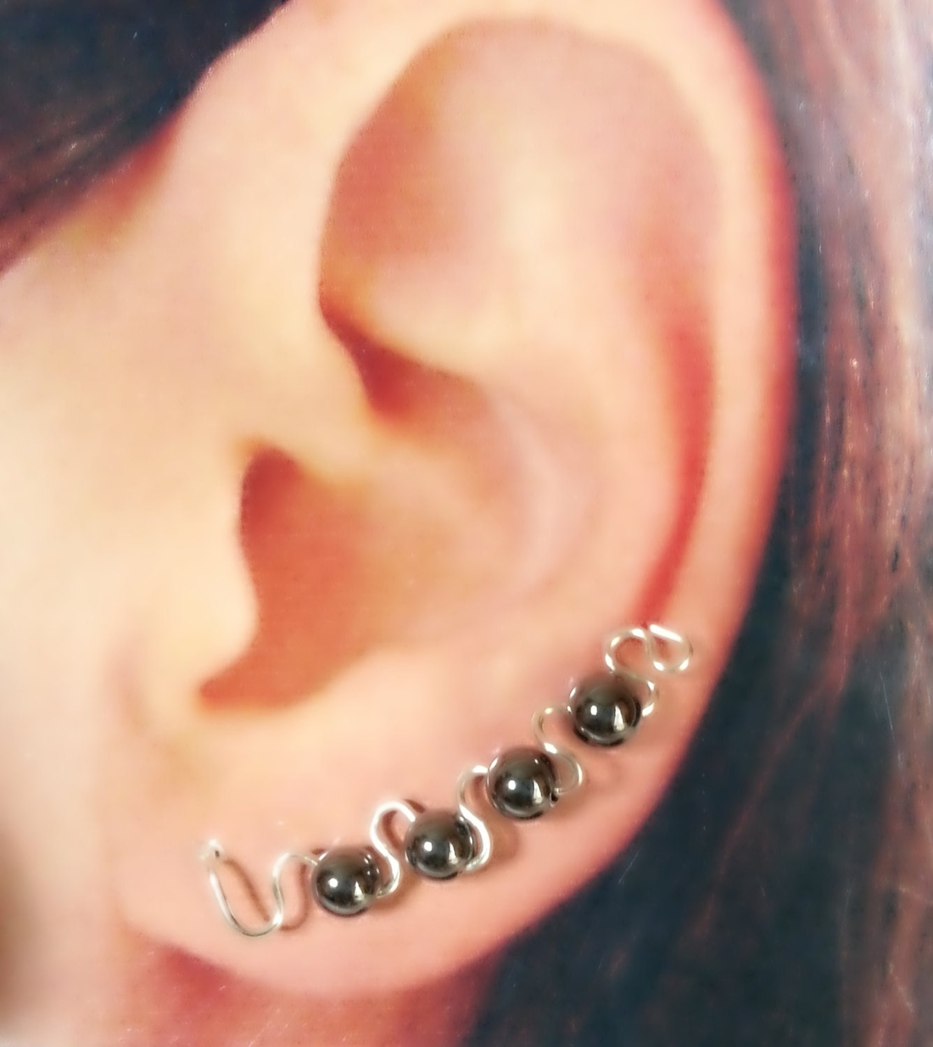 How to Make Swirly Ear Crawlers, Tutorial for 1 Pair - Jewelry TUTORIAL ...