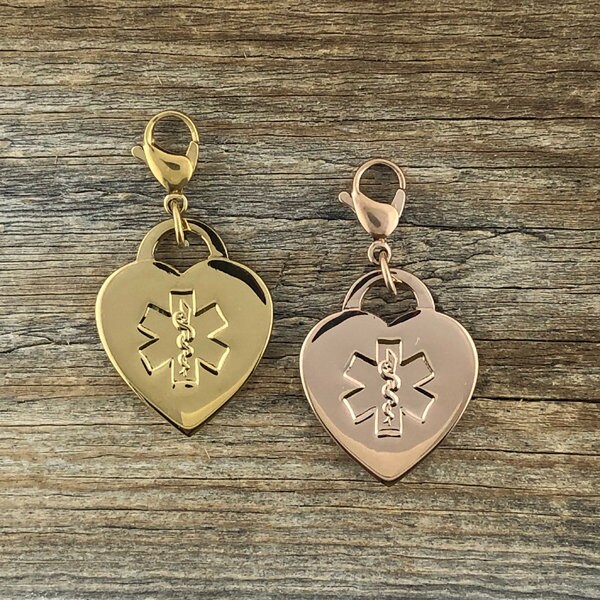 Medical Alert Charm - Etsy