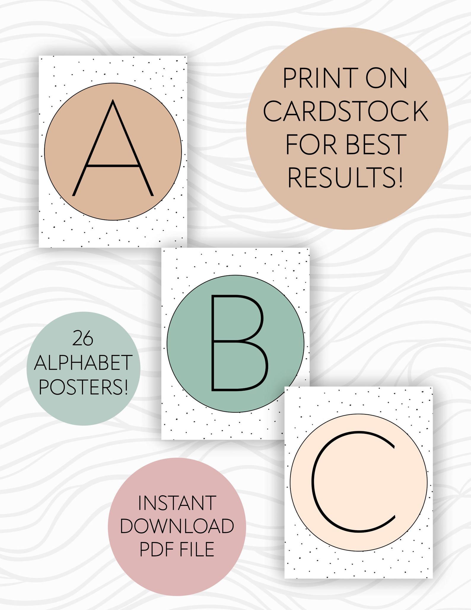 Boho Alphabet Decals - Etsy