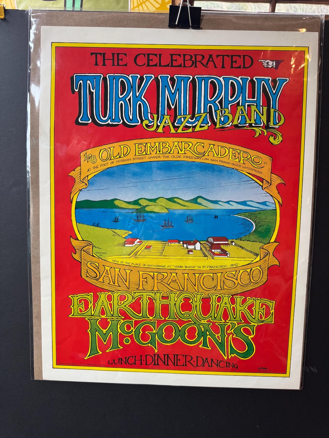 Original Greg Irons Poster turk Murphy Jazz Band - Etsy