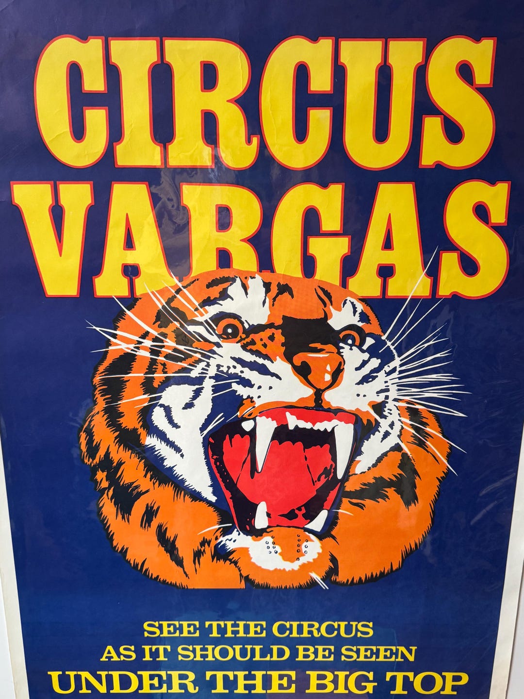 1964 Circus Vargas Poster by Colby Printing - Etsy