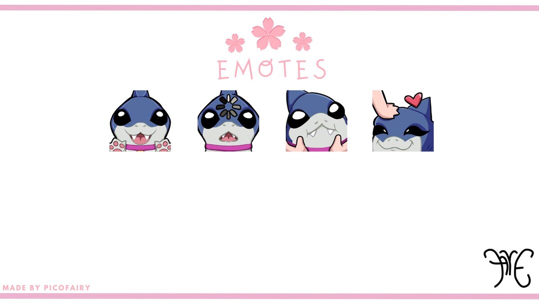 Jeff the Shark Emotes | Twitch and Discord | Instant Download - Etsy
