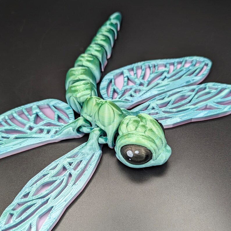 Dragonfly 3D Printed Figurine - Etsy