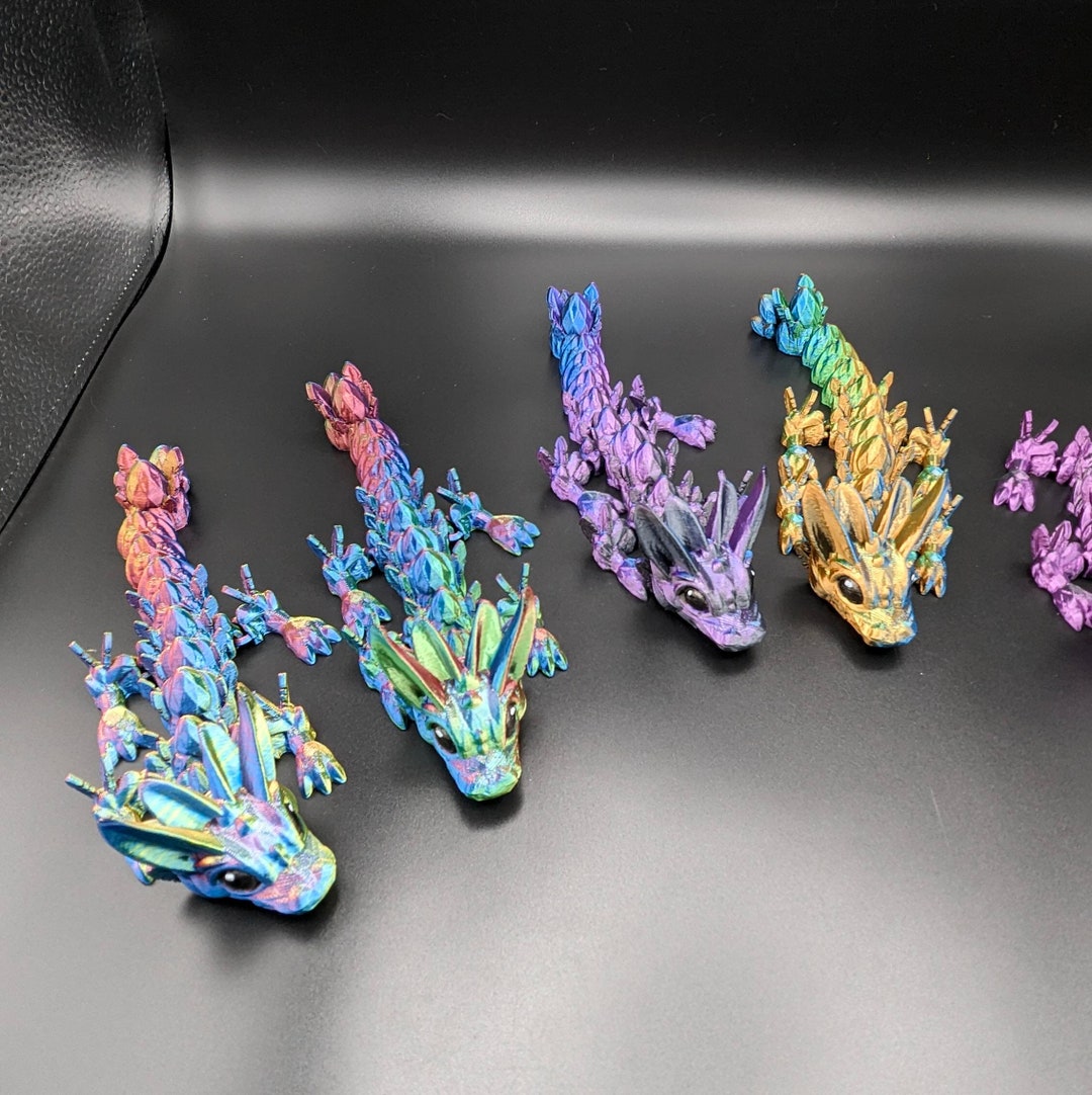 Baby Easter Dragons 3D Printed Figurine - Etsy