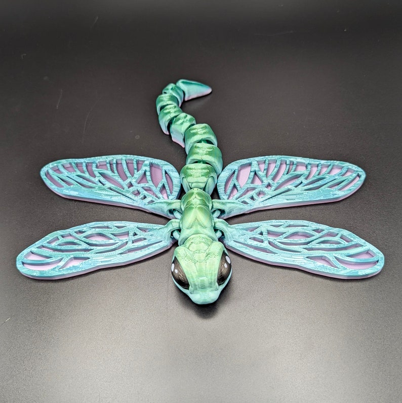 Dragonfly 3D Printed Figurine - Etsy
