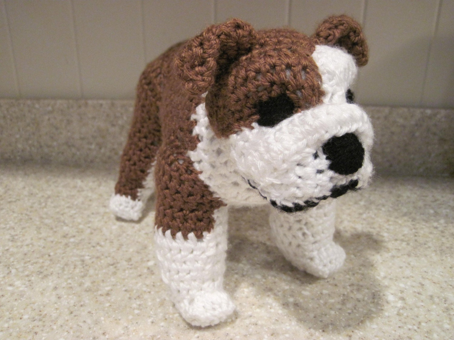 Bulldog Stuffed Animal Crochet Pattern - Digital Download - ENGLISH ...