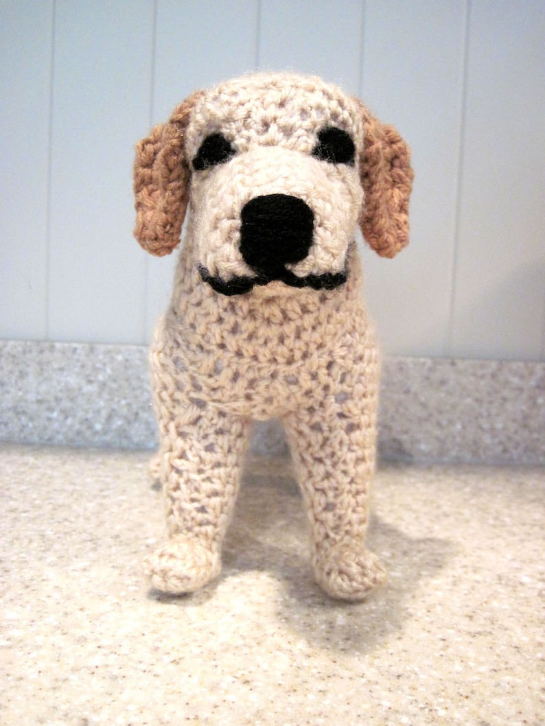 Crocheted Labrador Retriever PDF Pattern - Digital Download - ENGLISH ...