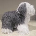 Crocheted Old English Sheepdog PDF Pattern - Digital Download - ENGLISH ...