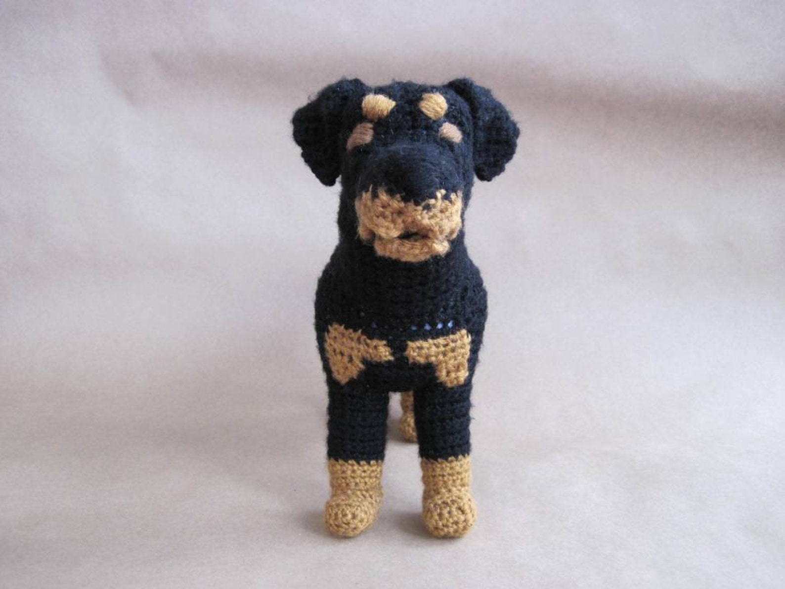 Crocheted Rottweiler PDF Pattern Digital Download ENGLISH | Etsy