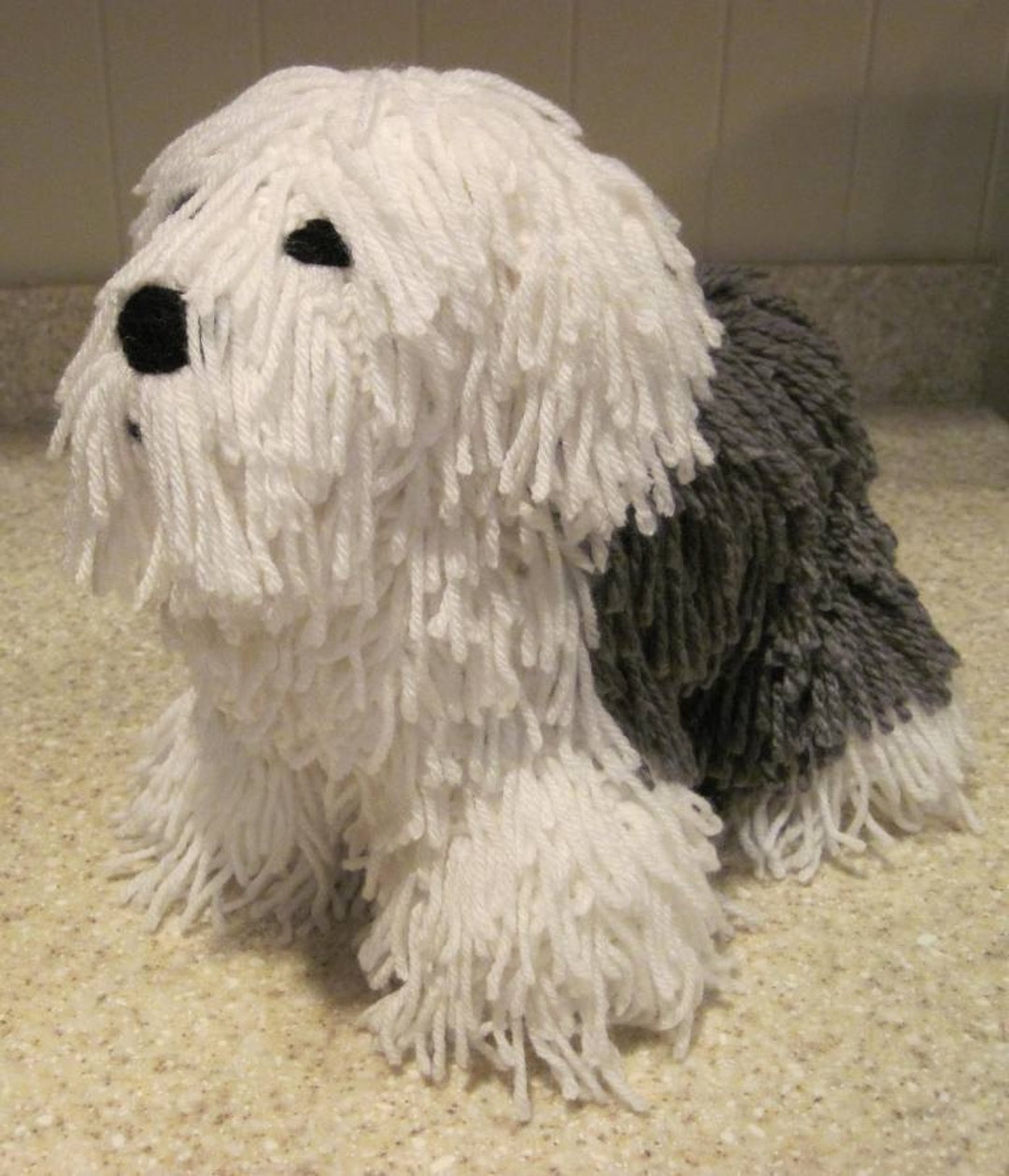 Crocheted Old English Sheepdog PDF Pattern - Digital Download - ENGLISH ...