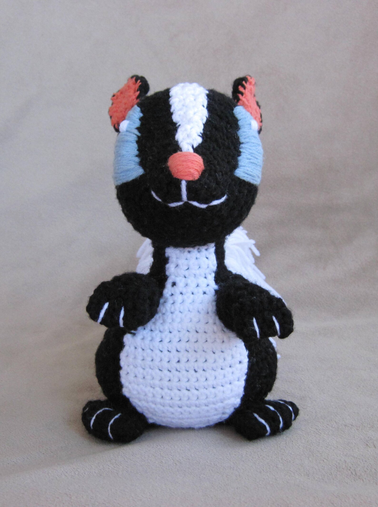 Crocheted Skunk PDF Pattern - Digital Download - ENGLISH ONLY - Etsy