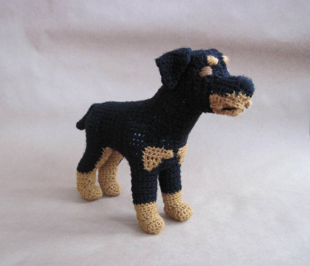 Crocheted Rottweiler PDF Pattern - Digital Download - ENGLISH ONLY - Etsy